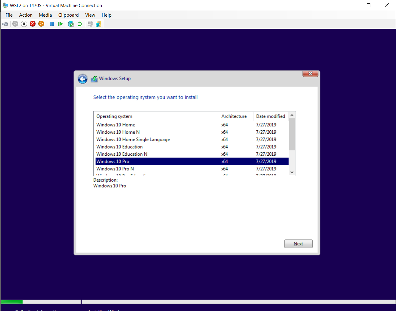 Visual Guide to Trying WSL2 on Hyper-V