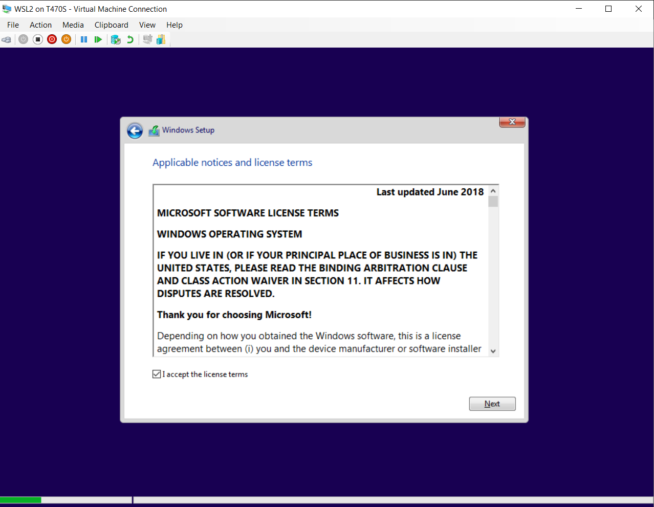Visual Guide to Trying WSL2 on Hyper-V