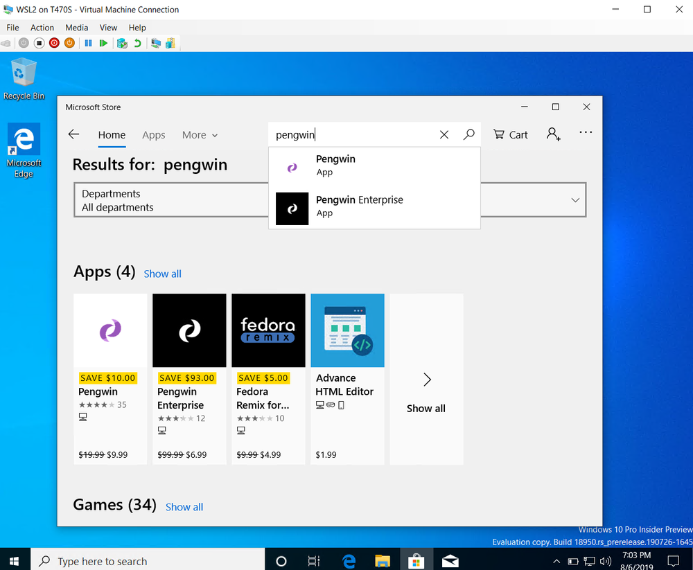 Visual Guide to Trying WSL2 on Hyper-V