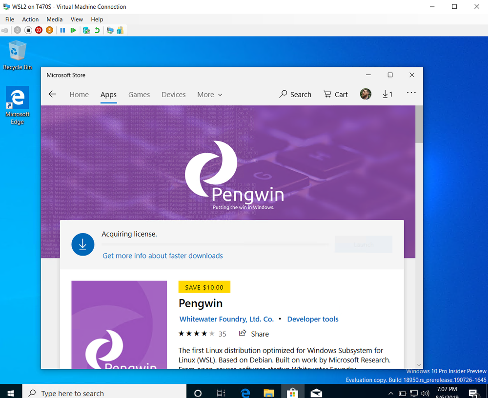 Visual Guide to Trying WSL2 on Hyper-V