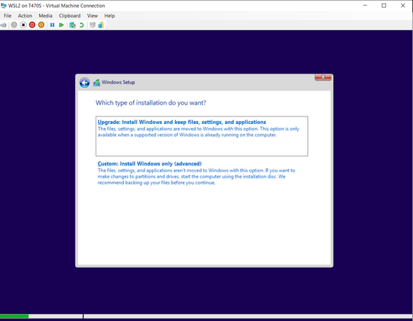 Visual Guide to Trying WSL2 on Hyper-V