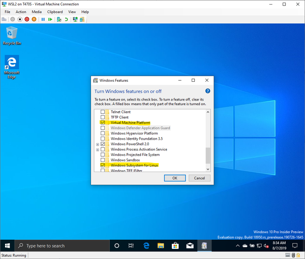 Visual Guide to Trying WSL2 on Hyper-V