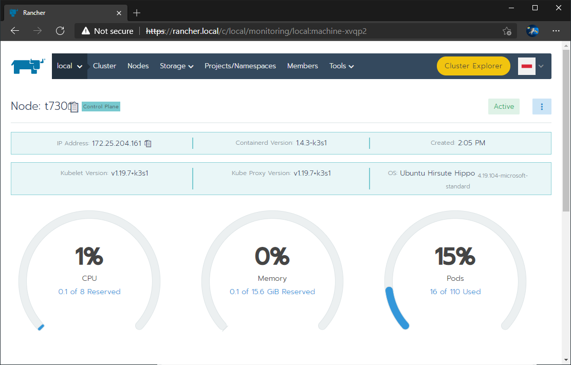 Deploying Rancher on k3s on WSL 2