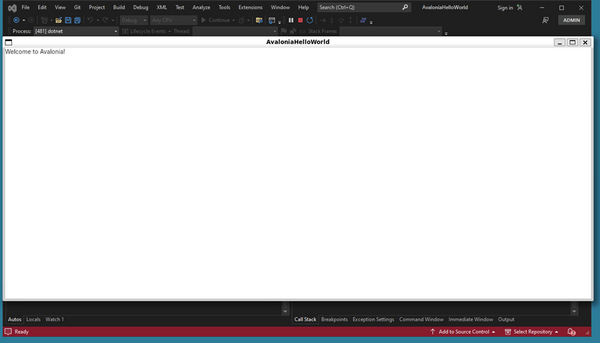 Getting Started Creating a Linux Desktop App in Visual Studio using Avalonia and WSL