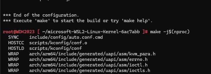 How to build a custom kernel for WSL in 2025