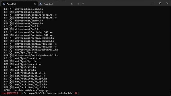 How to build a custom kernel for WSL in 2025