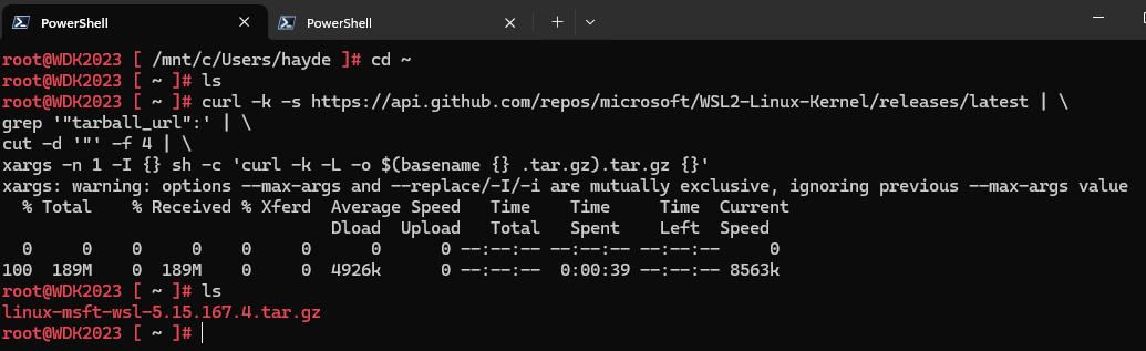 How to build a custom kernel for WSL in 2025