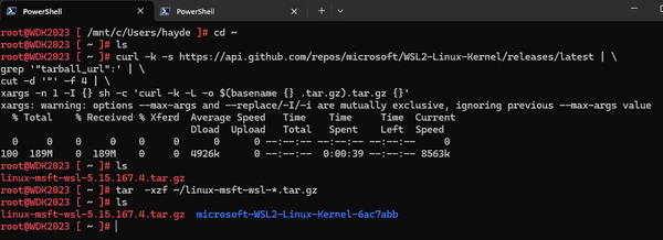 How to build a custom kernel for WSL in 2025